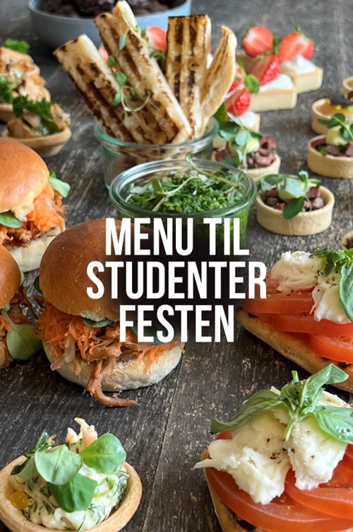 FANDANKO | Takeaway | Sammensæt din menu til studenterfesten